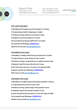Guide NEWEYES and Documentation - Eyecos Clinic - Eye color change